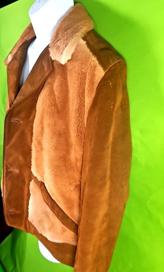 RARE Robert Lewis Vintage 70s Grizzly Shearling Jacke… - Gem