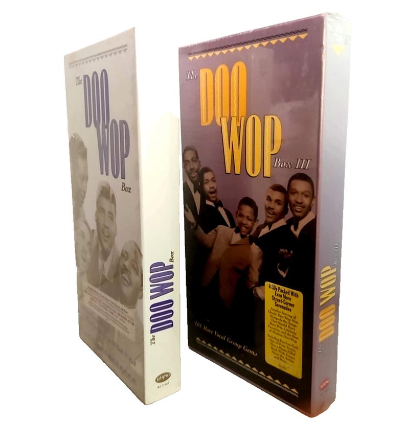The Doo Wop Box I & III CD Box Sets Rhino Records 8 Volume - New Sealed ...