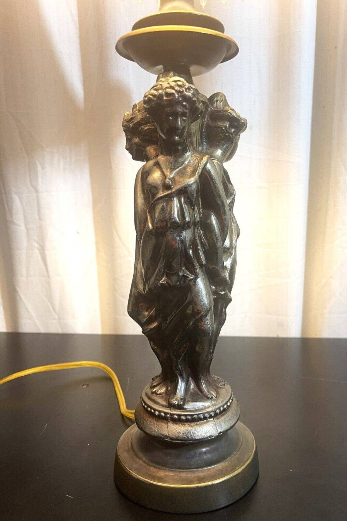 Vintage Art Nouveau,the Three Graces Figurine Lamp,height 30 Inches - Etsy