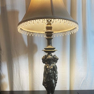 Vintage Art Nouveau,the Three Graces Figurine Lamp,height 30 Inches - Etsy