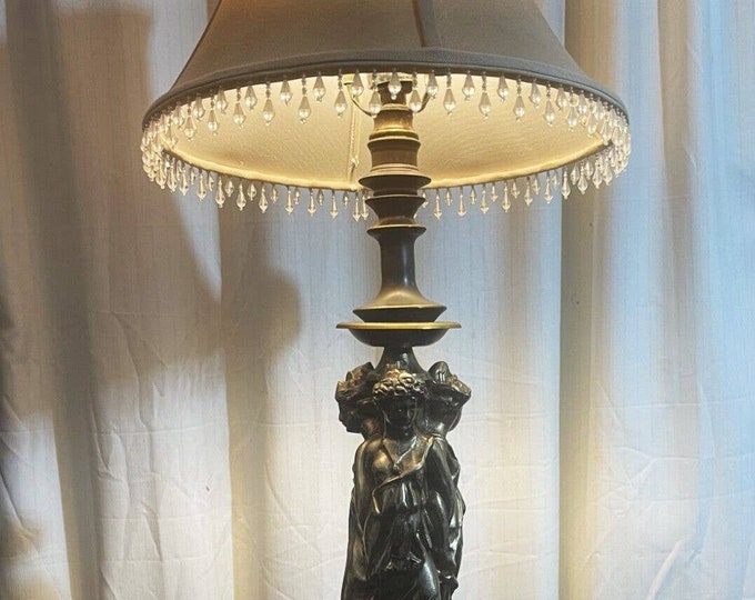 Vintage Art Nouveau,the Three Graces Figurine Lamp,height 30 Inches - Etsy