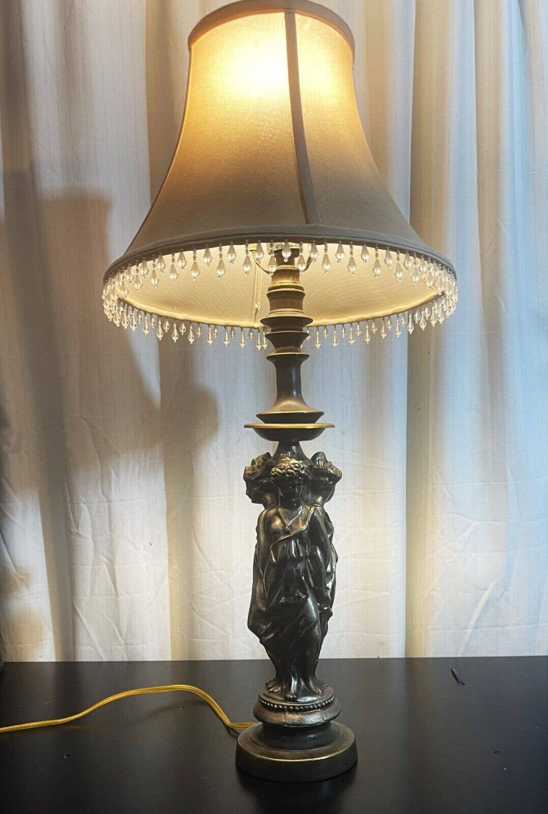 Vintage Art Nouveau,the Three Graces Figurine Lamp,height 30 Inches - Etsy