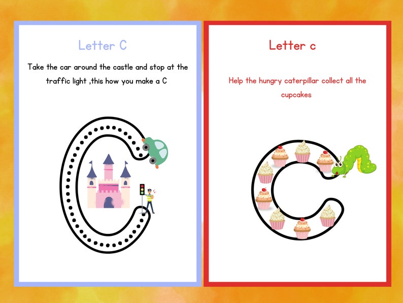 Alphabet Activities Letter Cc Printable - Etsy