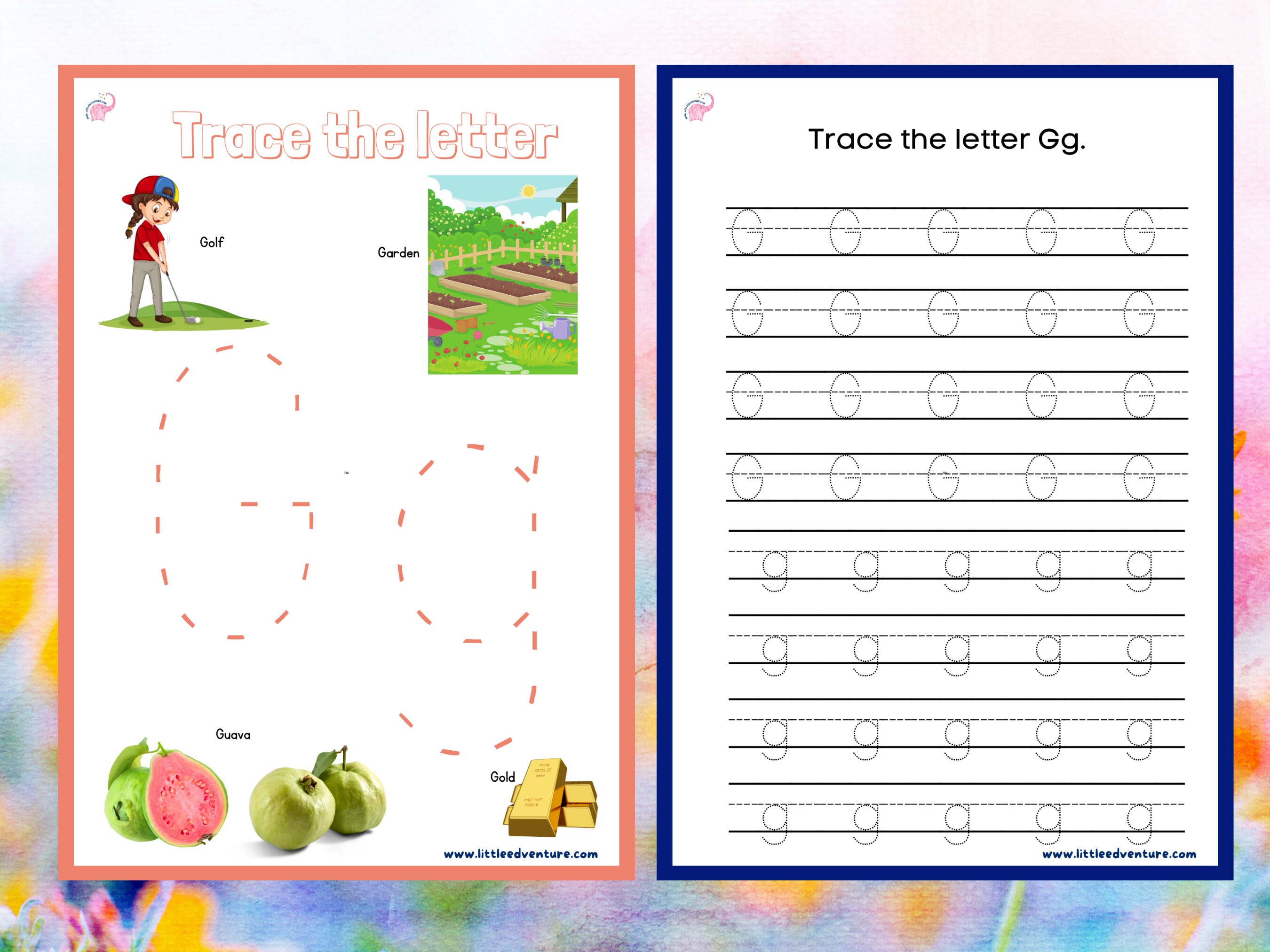 Alphabet Activities Letter Gg Printable - Etsy