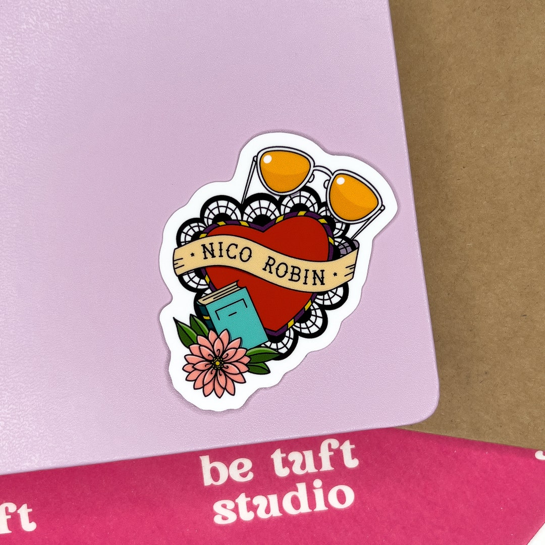 I Heart Nico Robin | OP Sticker | 2.5" Vinyl Stickers for Laptop, Water Bottle, Notebook - Etsy