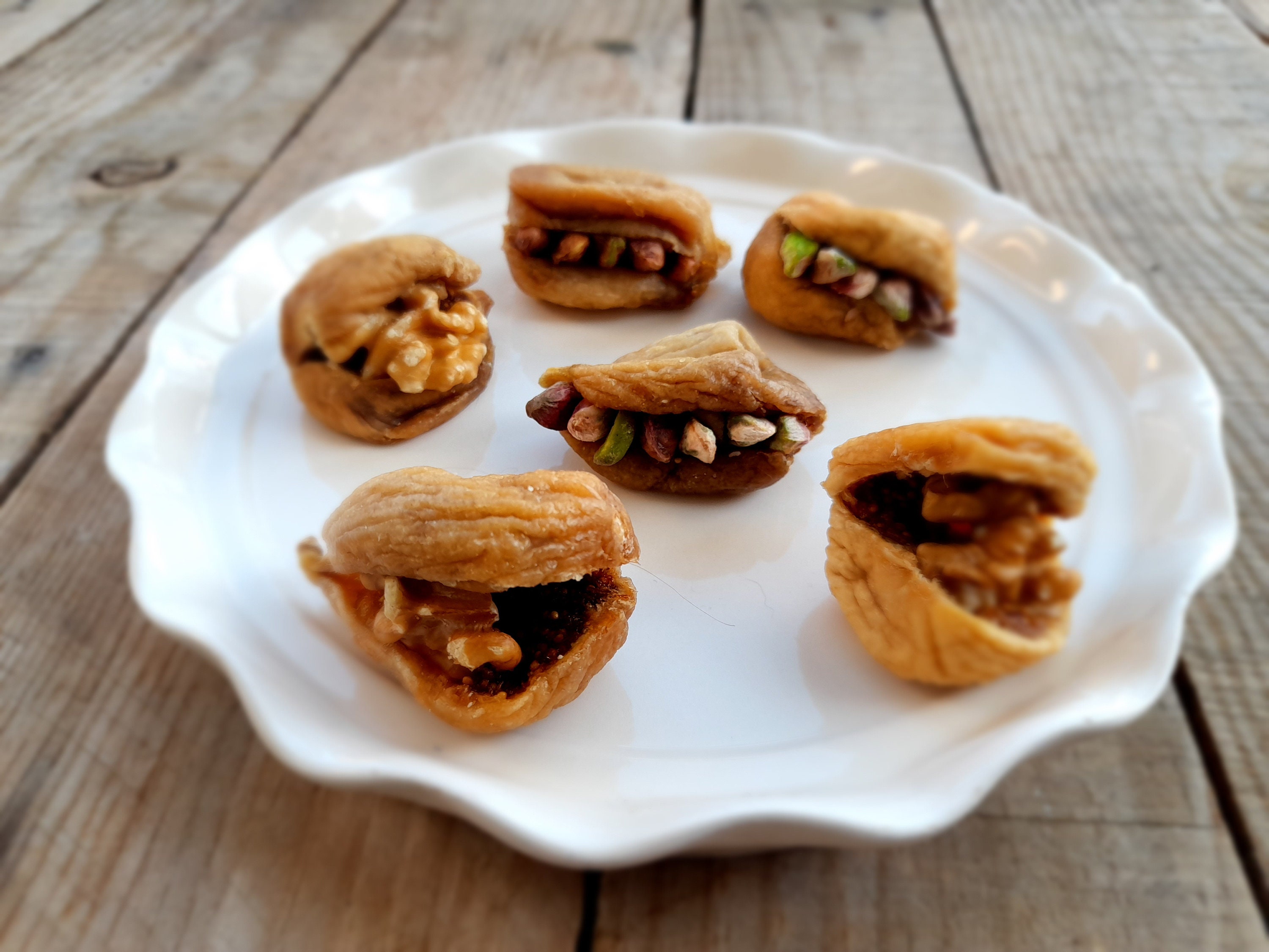 Organic Sun Dried Stuffed Figs Premium Turkish Stuffed Dried - Etsy