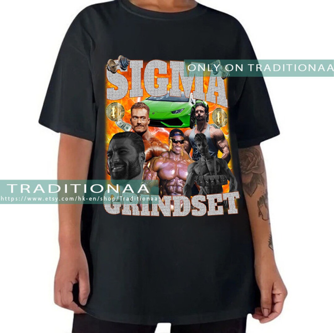 Sigma Grindset Vintage Graphic Shirt - Etsy
