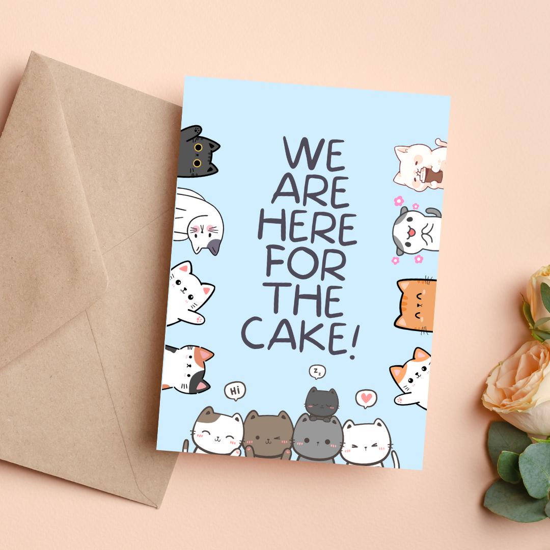Cats and Happy Birthday, Funny Birthday Gift for Cat Lovers, Funny Cat ...