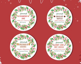 Christmas Fudge Labels - Etsy