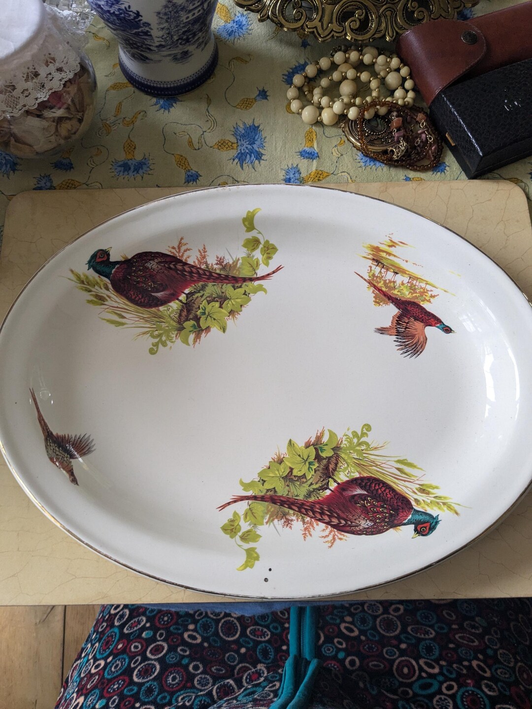 Vintage Carrigaline Pottery Rare 2 Plates and Serving Plate From ...