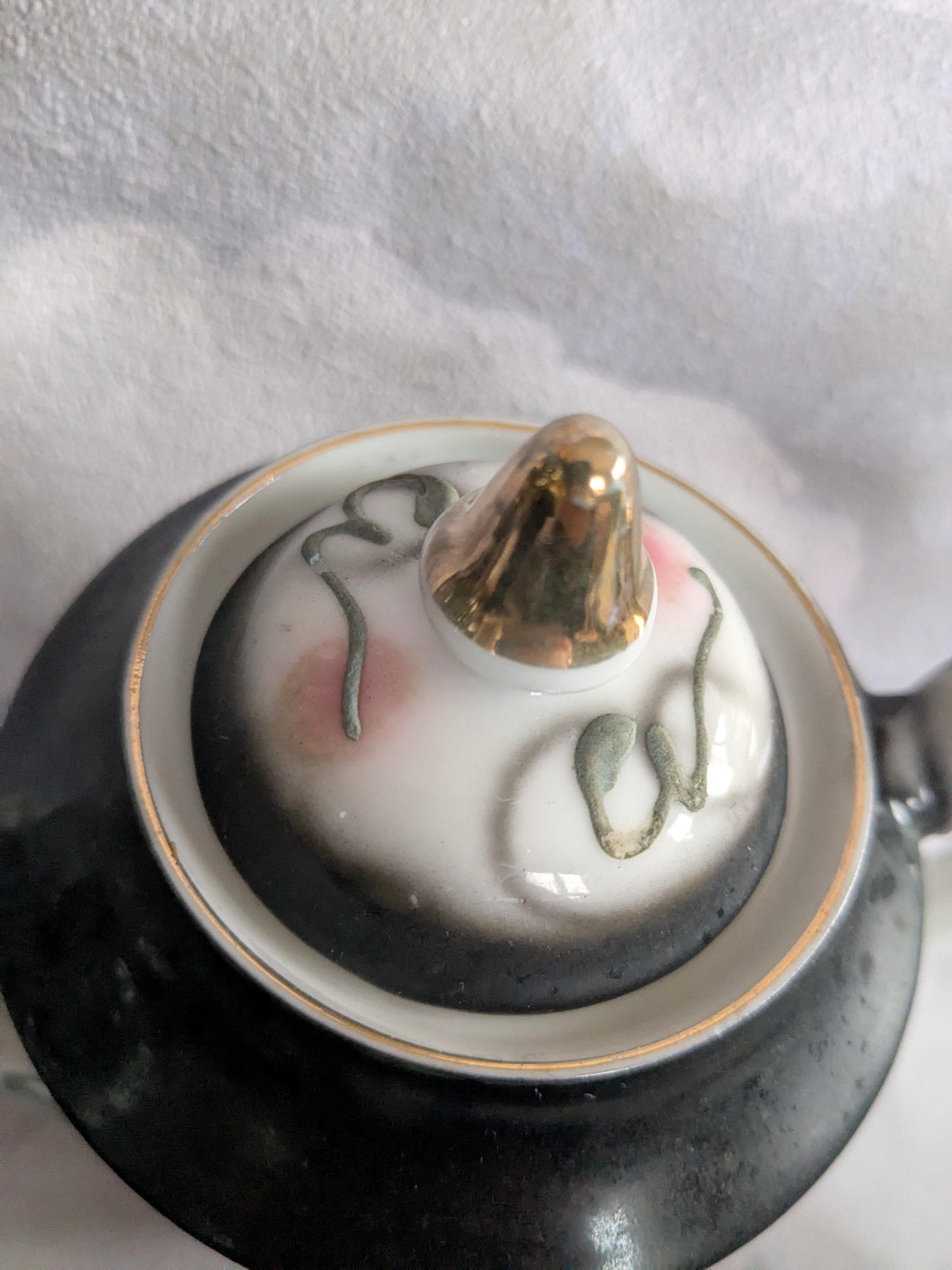 Antique 1920s Japanese Tea Set – Hand-painted Dragon Design – Geisha ...