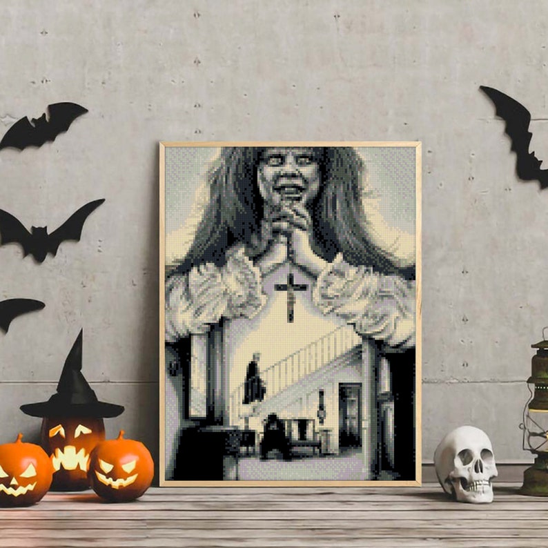 5D DIY Halloween Diamond Painting Horror Diamond Art Kit - Etsy
