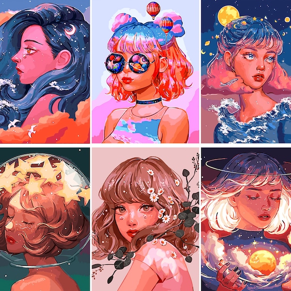 Stitch Painting - Etsy