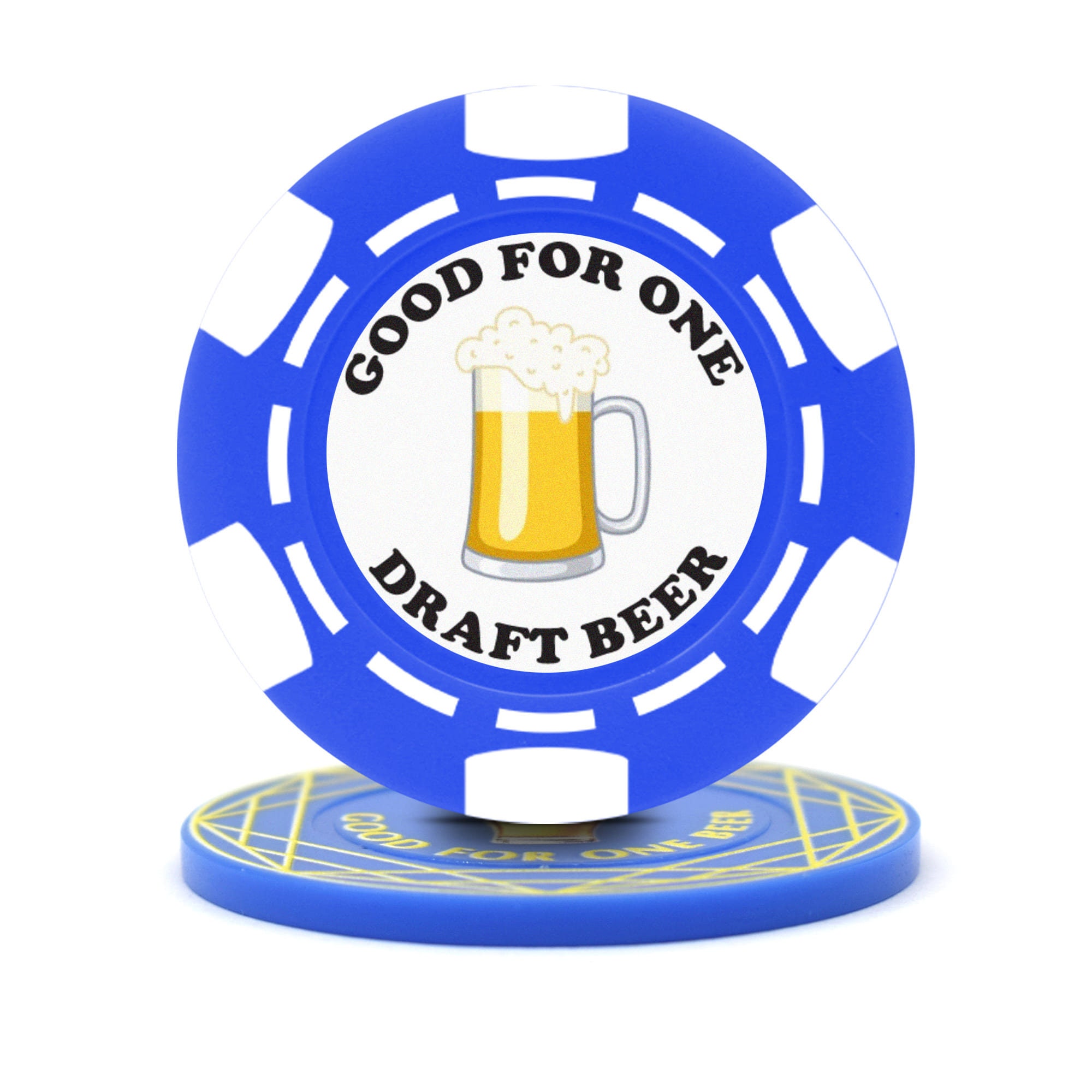 100 Custom Drink Chips,diy Print Your Personalized Logo, Text or Photo ...