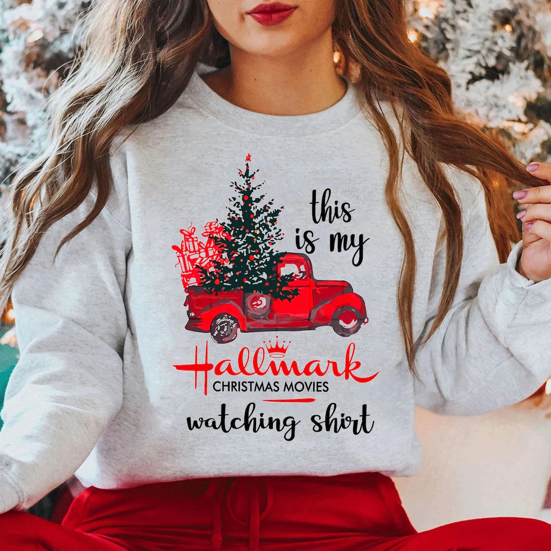 This is My Christmas Movie Watching Sweatshirts Hallmark - Etsy