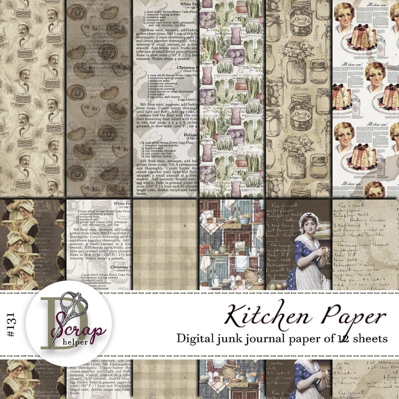 Cooking Scrapbook - Etsy