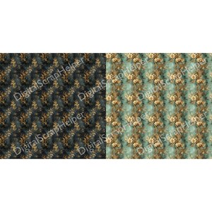 Victorian Gothic Seamless Pattern Distressed Grunge Background Timeless ...