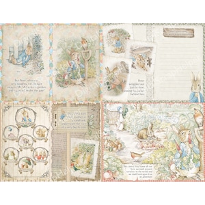 Peter Rabbit Junk Journal Beatrix Potter Printable of 38 Sheets Bunny ...