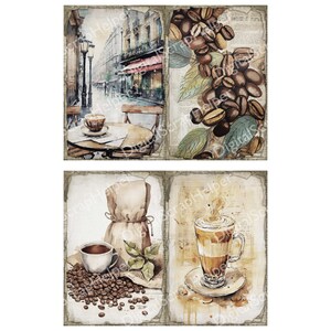 Coffee Junk Journal Papers Printable 20 Sheets Coffee Supplies Latte ...