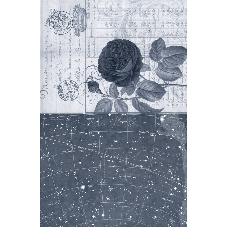 Vintage Blue Junk Journal Paper Pack Printable of 16 Sheets - Etsy