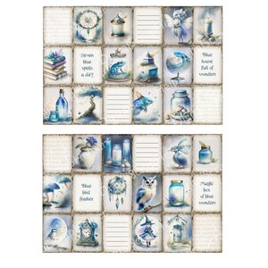 Fairy Tale Mini Books Printable of 3 Sheets Do It Yourself Book Blue ...