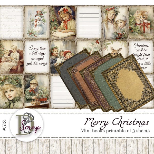 Christmas Mini Books - Etsy