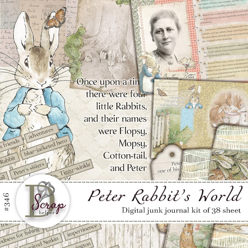 Peter Rabbit Book Sheets - Etsy