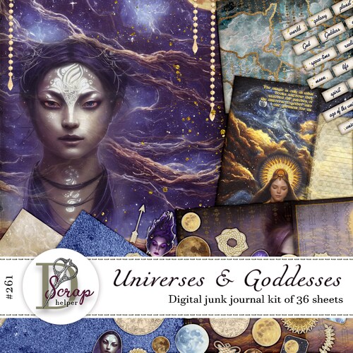 Fantasy Junk Journal Kit Printable of 36 Sheets Forest Queen - Etsy