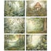 Forest Background Paper Printable 48 Sheets Woodland Collage Nature ...