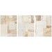 Neutral Collage Paper Printable of 18 Sheets Vintage Letters ...