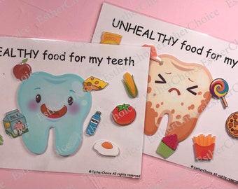 Healthy or Unhealthy Food Sorting Game,nutrition Food Kindergarten ...