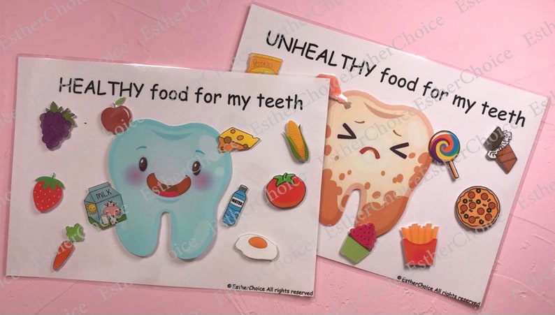 Dental Health Sorting Game - Etsy