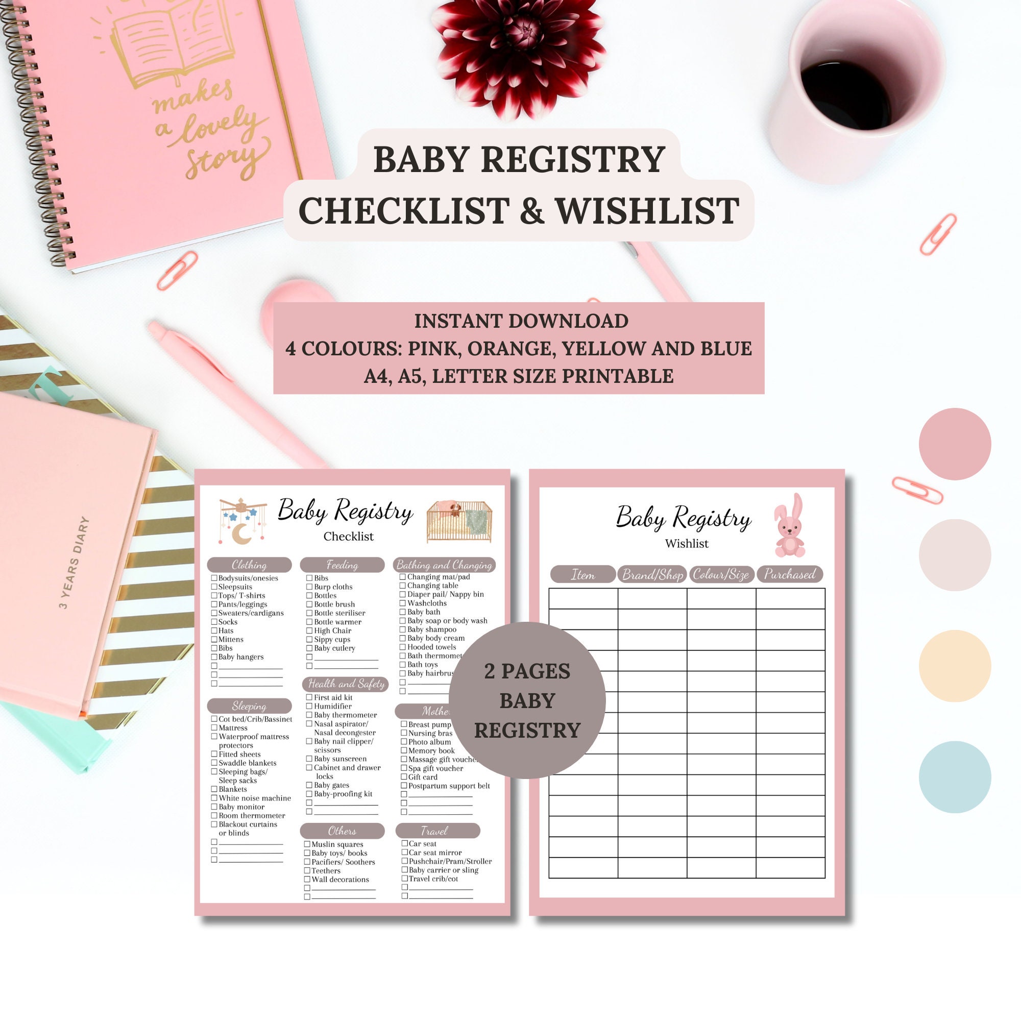 Pregnancy Planner Bundle Pregnancy Checklists Pregnancy to - Etsy