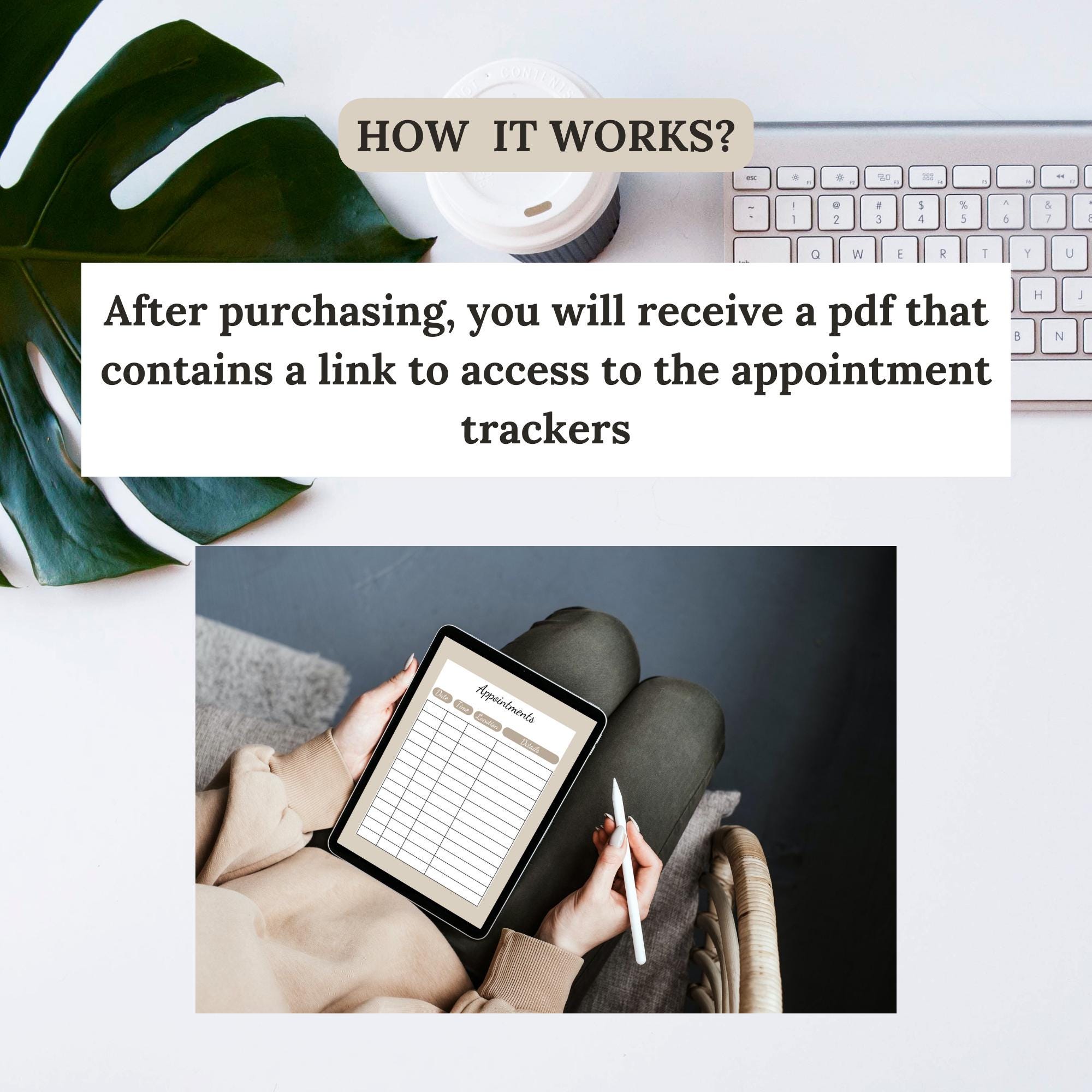 Editable Appointment Tracker, Appointment Reminder, Appointment Log ...