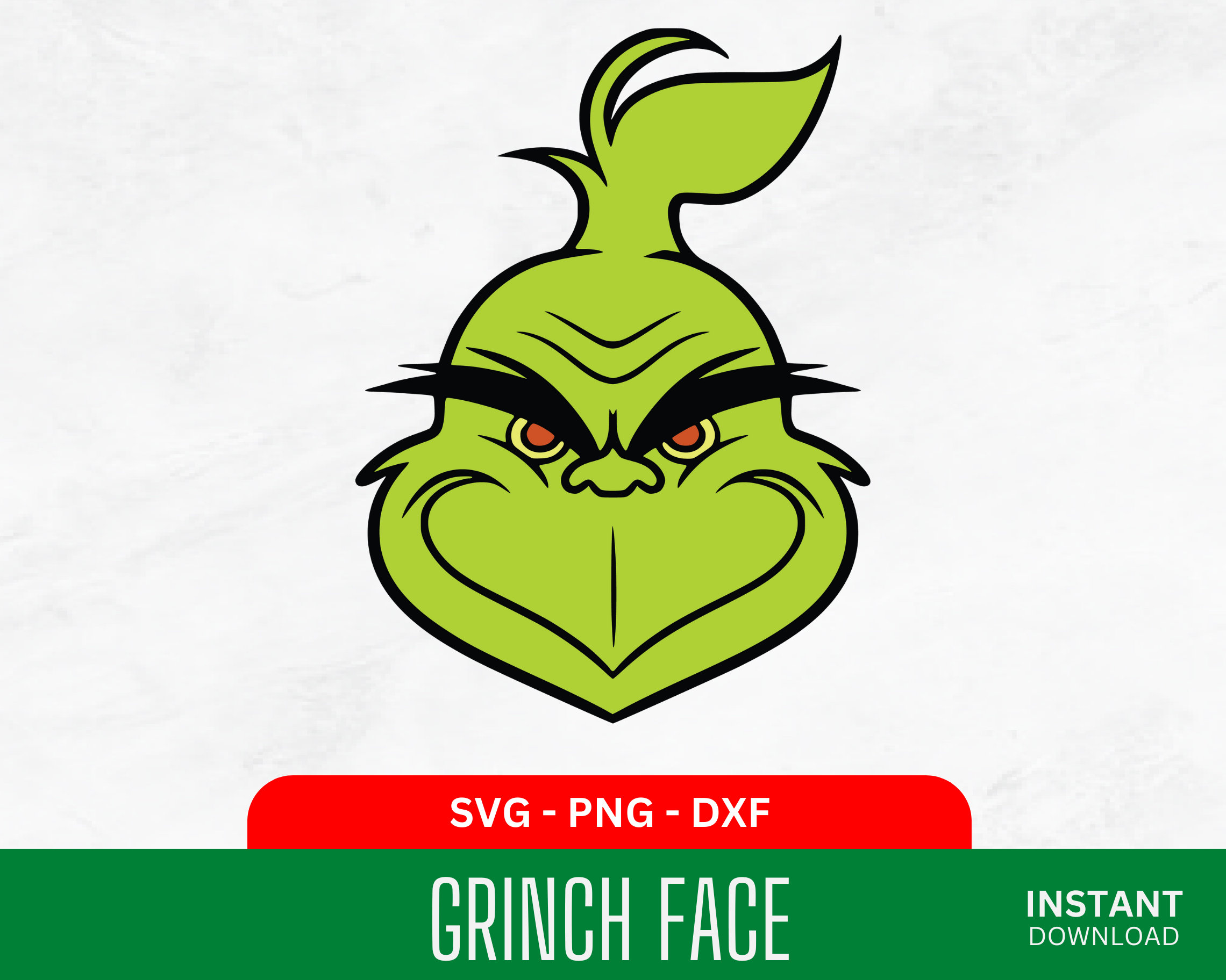 The Grinch Mad Face