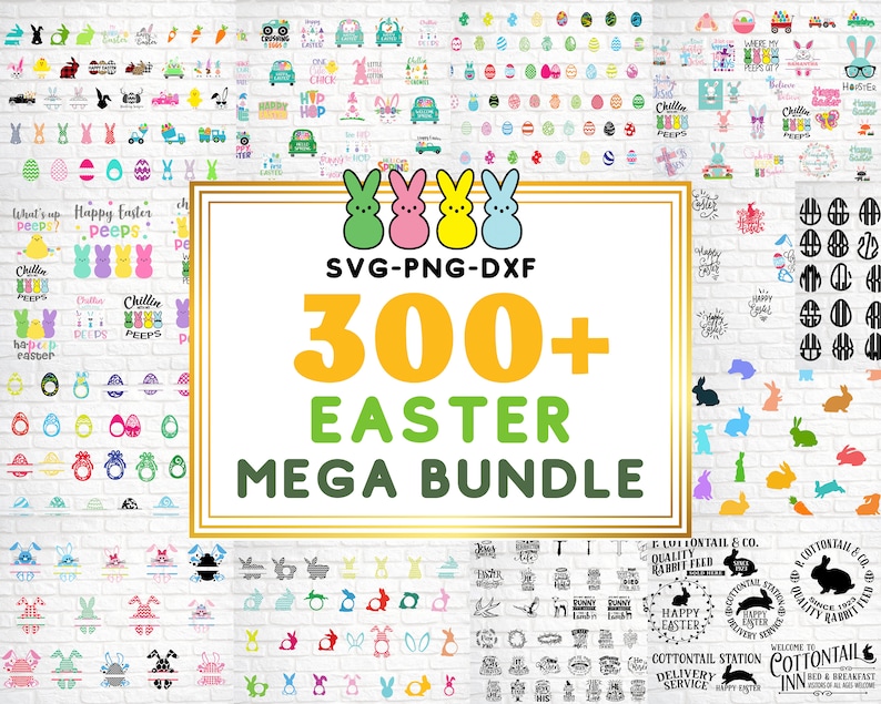 Easter Svg Bundle Easter Bunny Bundle Easter Egg Easter - Etsy