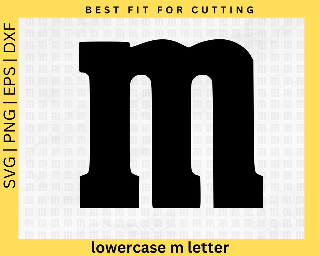 Lower Case Letter M Svg Png Lowercase Letter M M Letter For Costume Halloween And Christmas Etsy