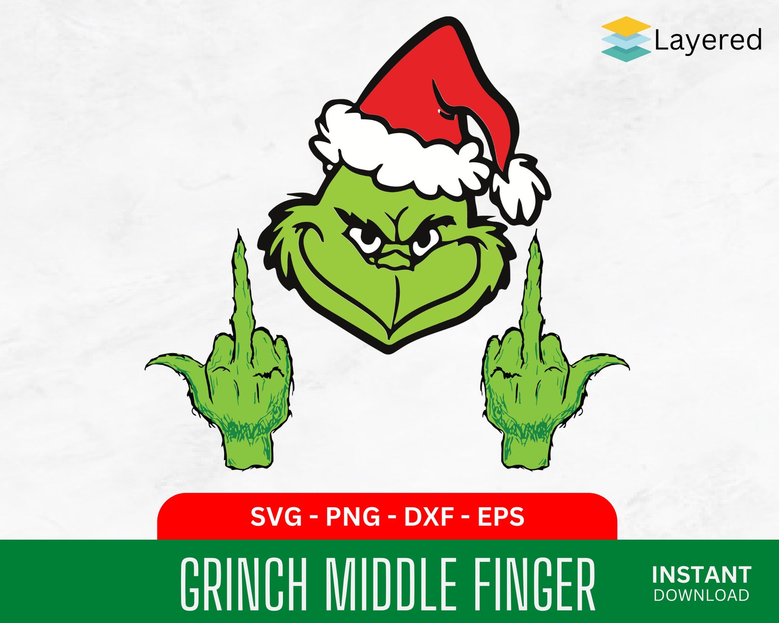 Grinch Middle Finger Svg | Grinch Face | Grinch Finger Svg | Grinch ...