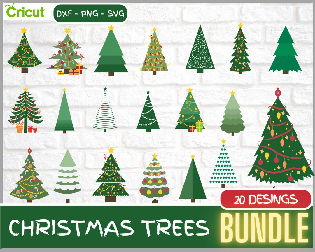 Christmas Tree SVG, Christmas Svg Bundle, Pine Tree Svg, Xmas Trees ...