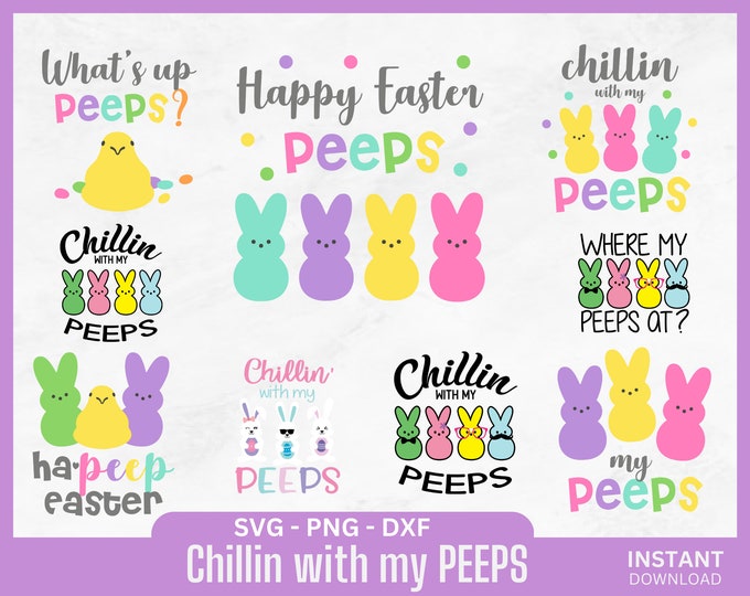 Welcome Peeps SVG| Welcome Peeps Sign SVG| Easter SVG| Easter Sign Svg ...