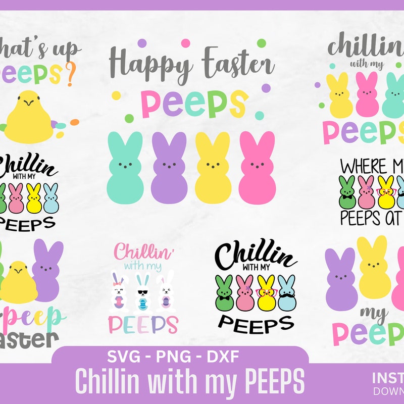 Peeps Svg - Etsy