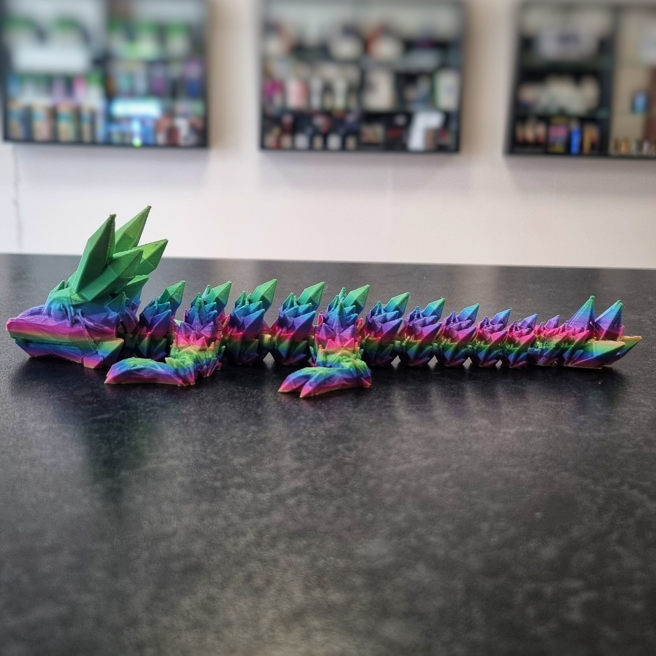 Magic Crystal Dragon Flexible Fidget Toy Baby/teen/adult - Etsy