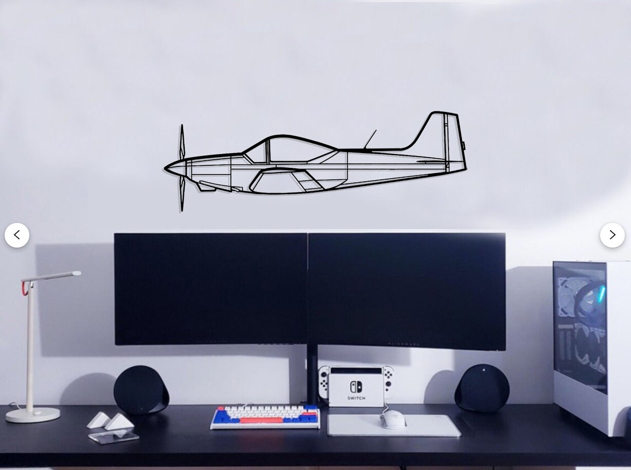 Falco F8l Silhouette Metal Wall Art Airplane Wall Art Plane Metal Art