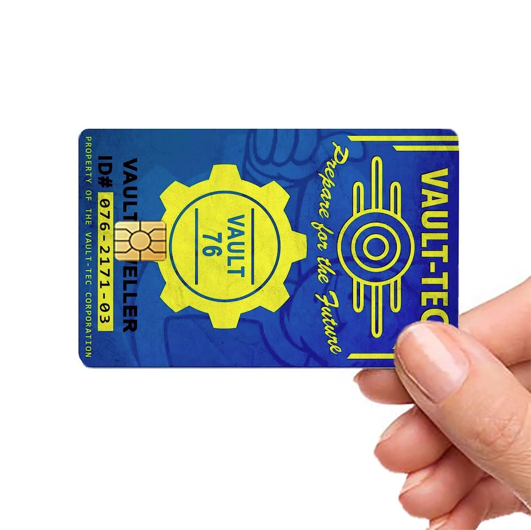 Vault - Tec Fallout Card Cover Pop Culture Vinyl Skin Stickers Gamer - Etsy