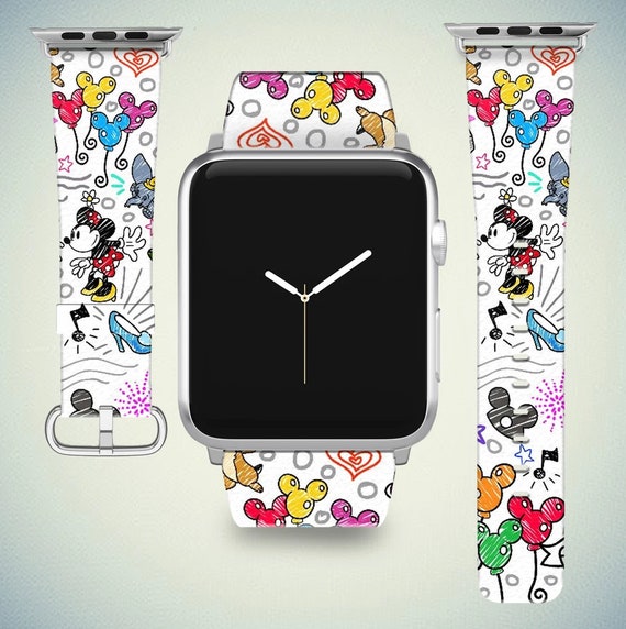 Apple Watch Band Disney Inspired Minnie Mouse Disneyland - Etsy