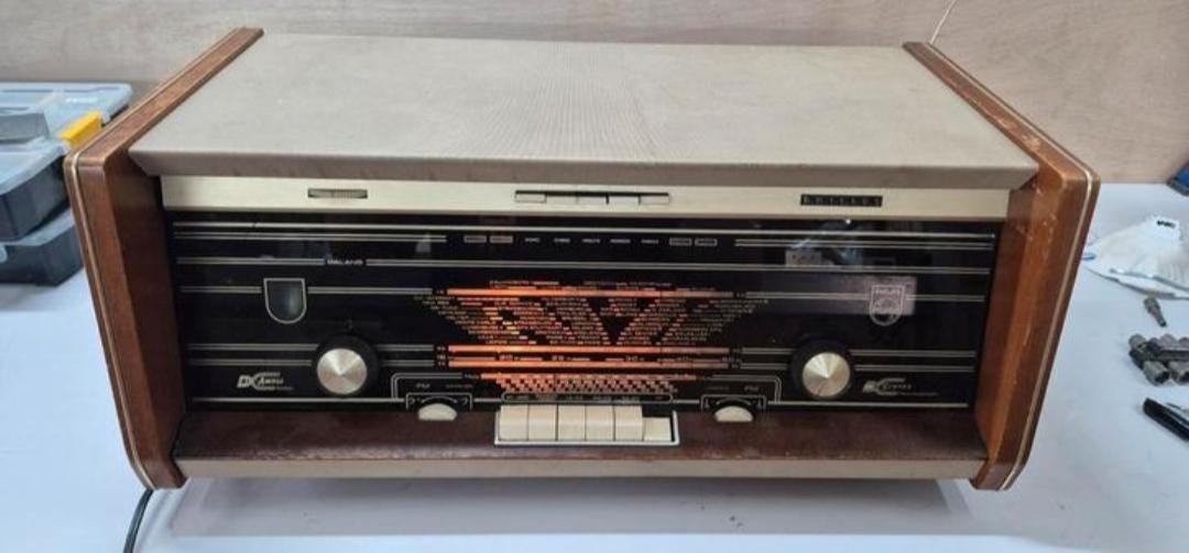 Vintage Philips B6X04A Stereo Tube Radio 1960s Hi Fi Valve Radio Mid ...