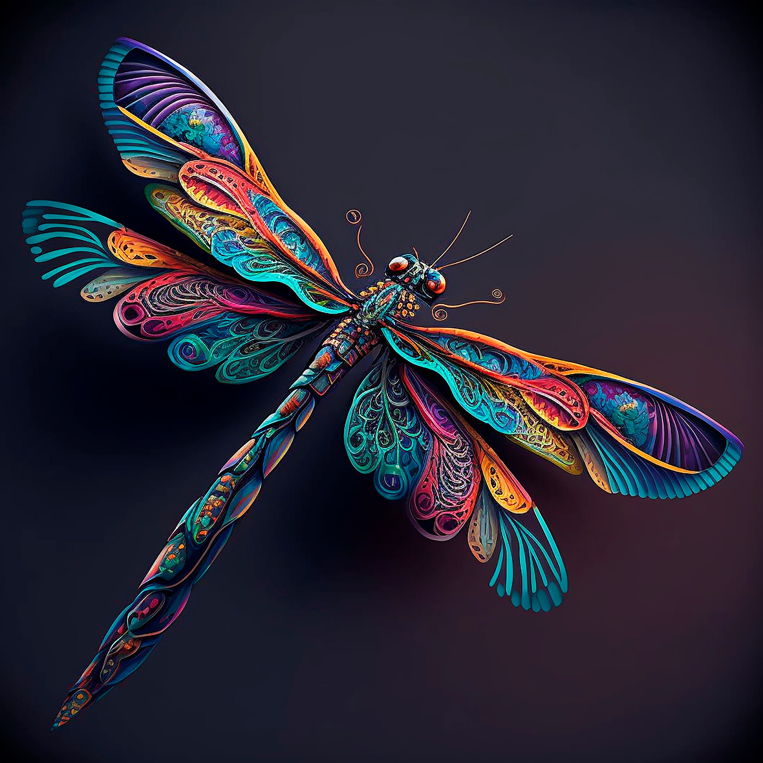 Pretty Dragonfly Art Pretty Dragonfly Art