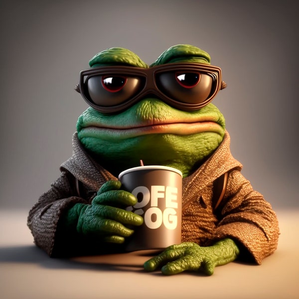 Frog in Clothes - Etsy