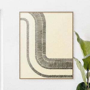 Line Art - 'drop' Printable Art - Boho Decor - Minimalist Art - Modern ...