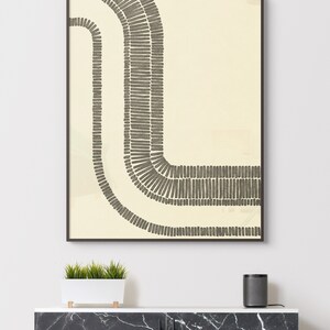 Line Art - 'drop' Printable Art - Boho Decor - Minimalist Art - Modern ...